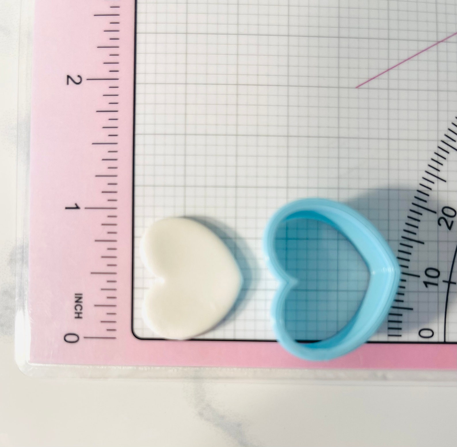 Heart Shape Clay Cutter Set Rounded Heart Heart Stud Heart - Etsy