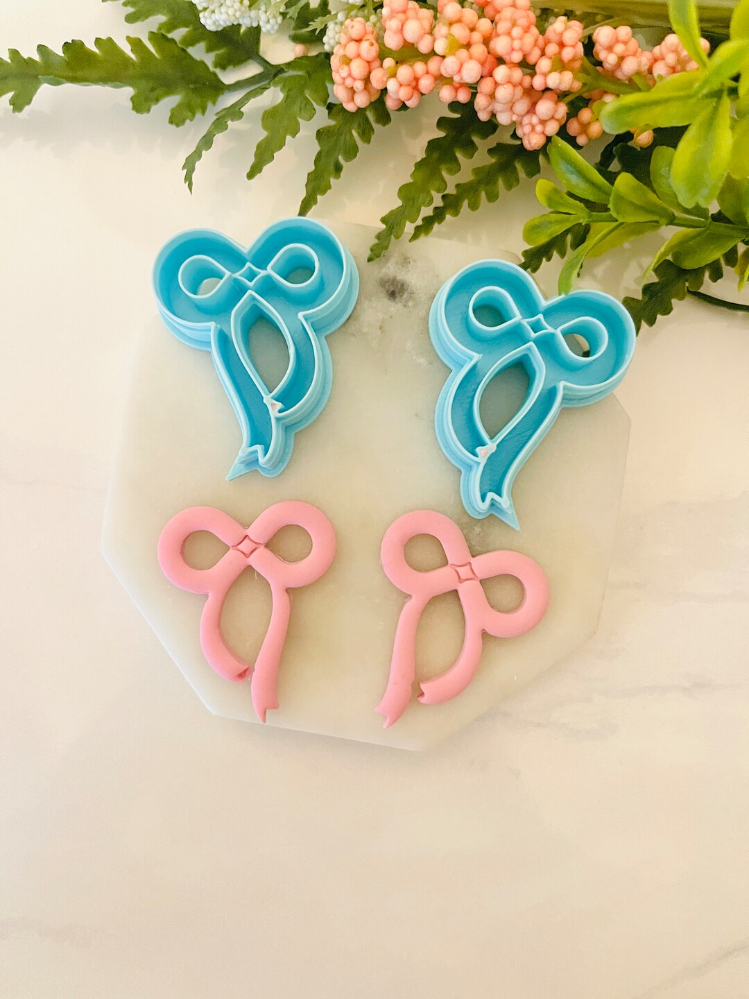 Infinity Bow Clay Cutter Set, Coquette Aesthetic, Ribbon Bows, Clay ...