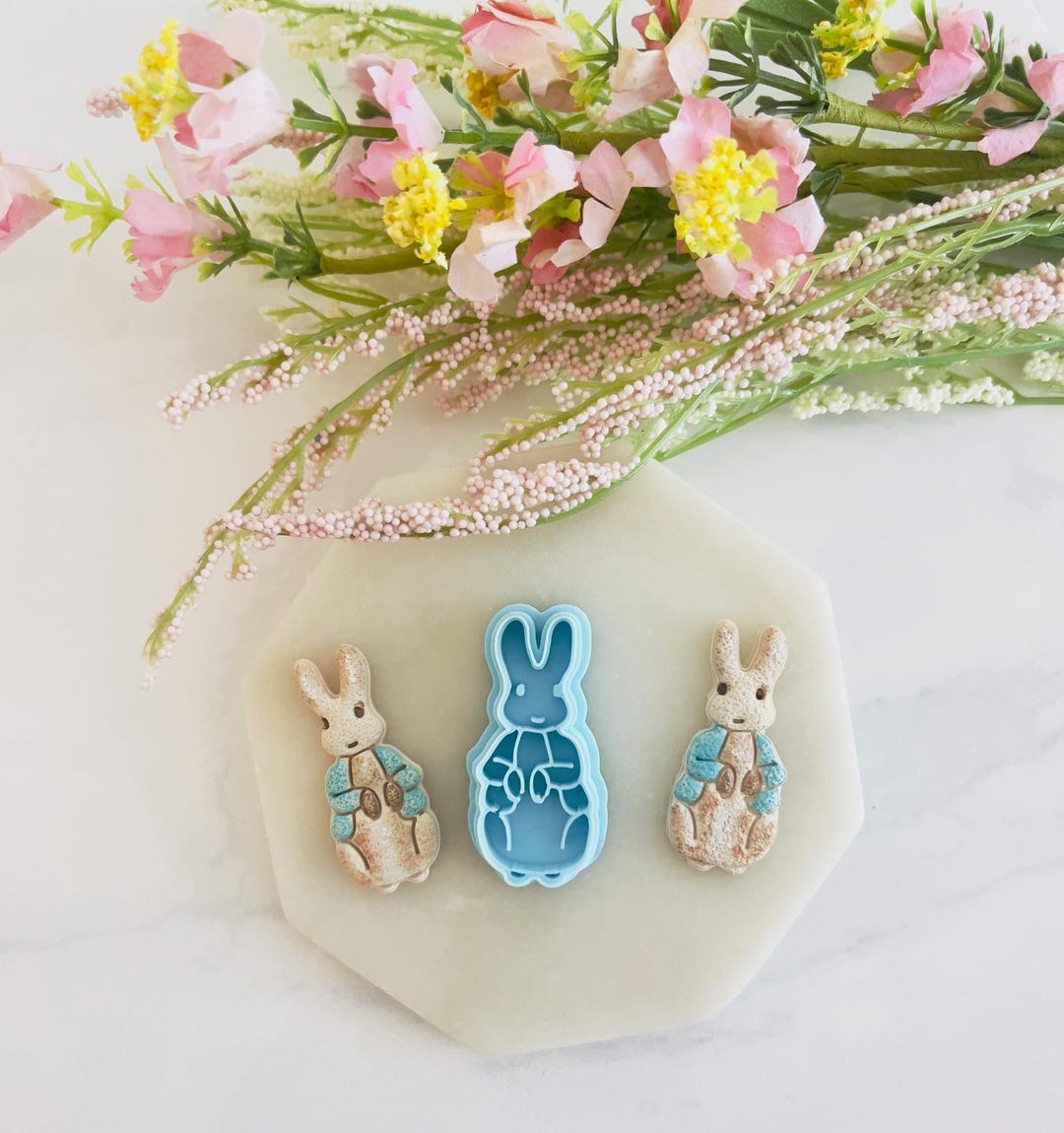 Rabbit Shape Clay Cutter, Bunny Cutter, Easter Themed, Cookie Cutter ...