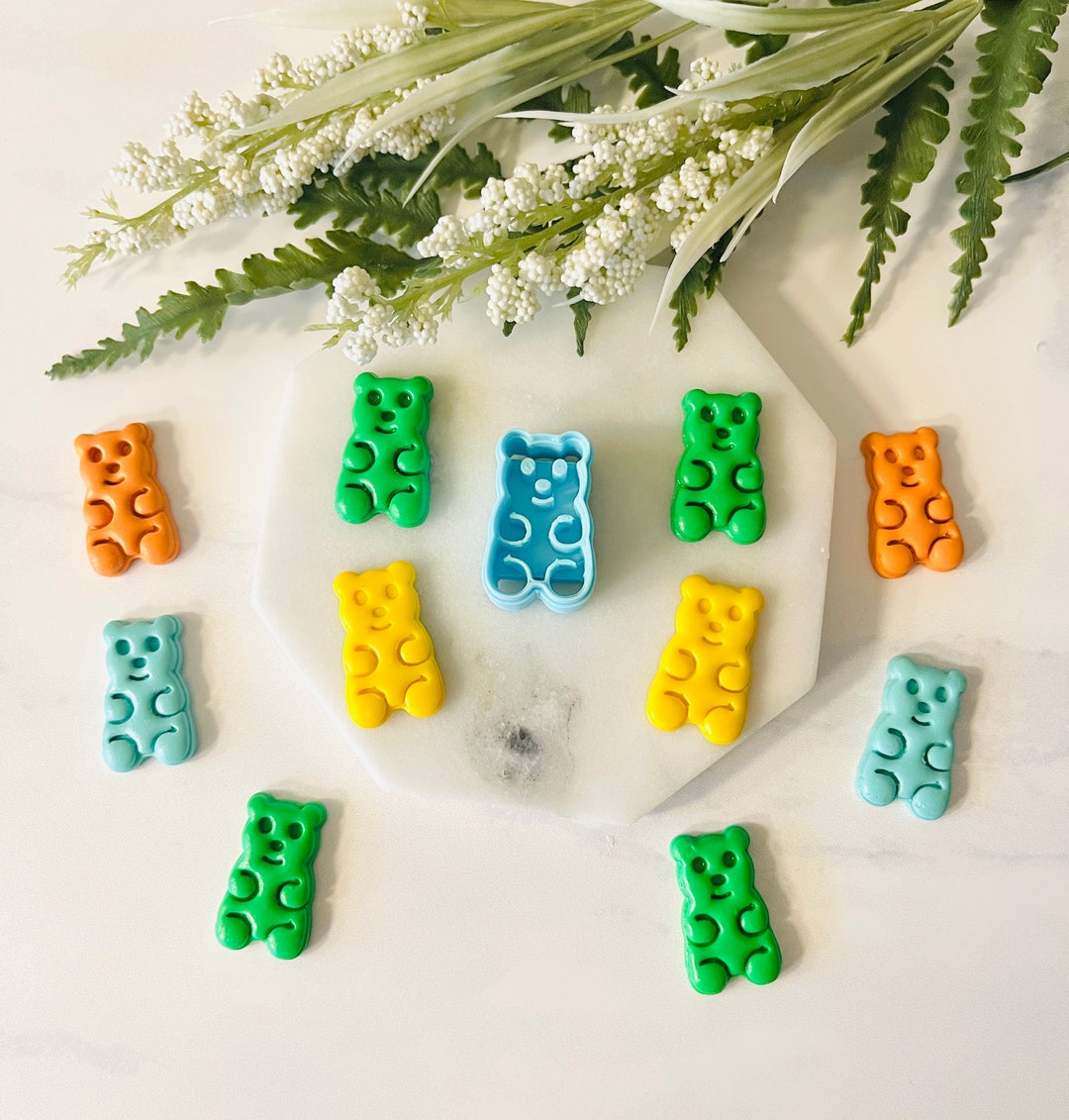 Gummy Bear Clay Cutter: Polymer Clay Earring Mold (1 Inch) - Etsy