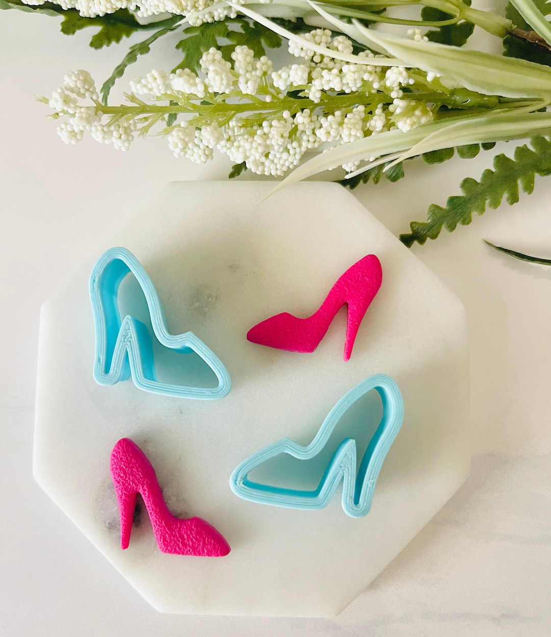 Stiletto Shape Polymer Clay Cutter Set, Heels Cutter, Left and Right ...