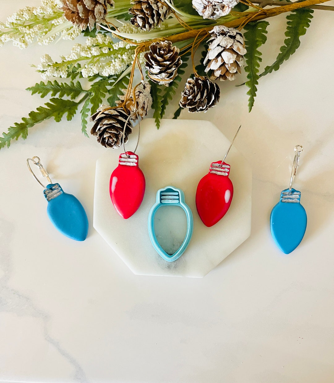 Christmas Light Bulb Polymer Clay Cutter: Vintage Inspired Shape - Etsy