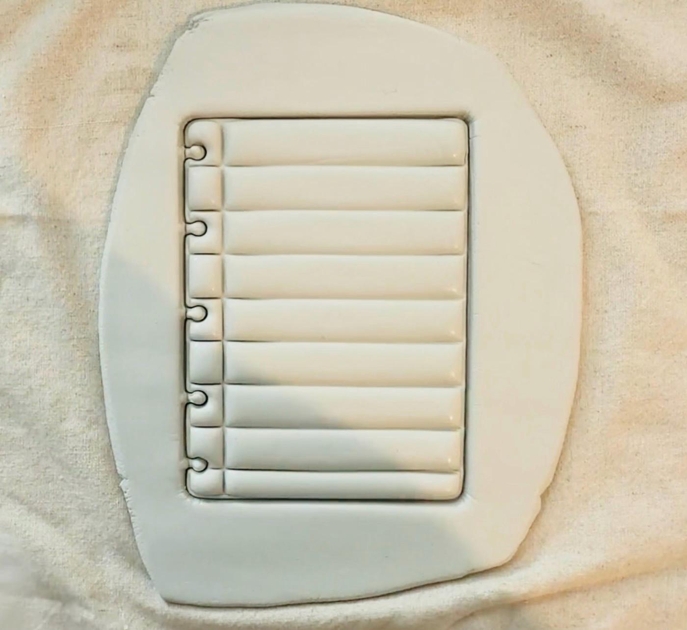 Notebook Paper Cutter, Clay Mold for Polymer, Air Dry, or Ceramic Clay ...