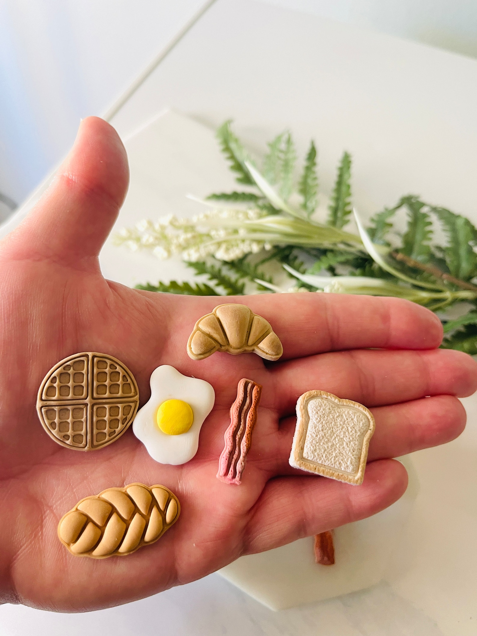 Breakfast Clay Cutter Set: Food-shaped Polymer Clay Molds - Etsy