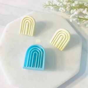 Rainbow Shape and Stamp Cutter, Large Rainbow Pendant, Rainbow Stud ...