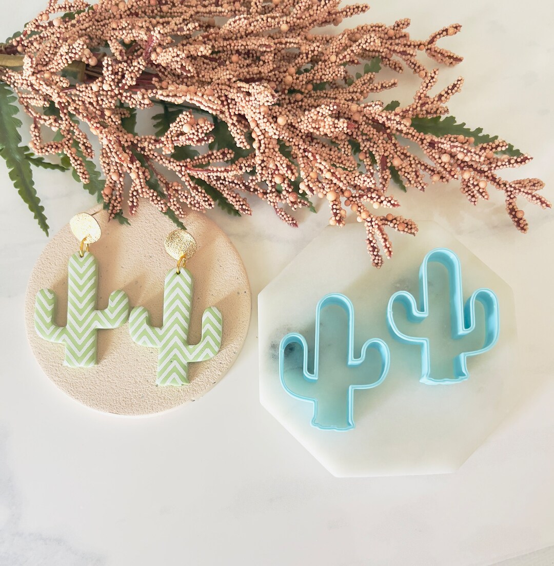Cactus, Clay Cutter, Saguaro Shape, Polymer Clay Cutter, Plant, Desert ...