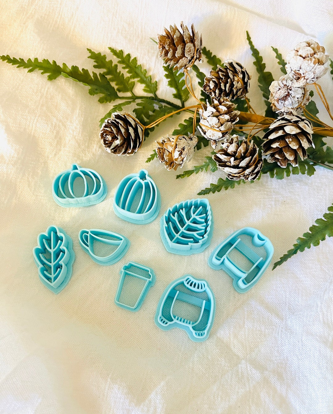 Fall Clay Cutter Set, 8 Fall Shapes Included, Fall Set, Pumpkins ...