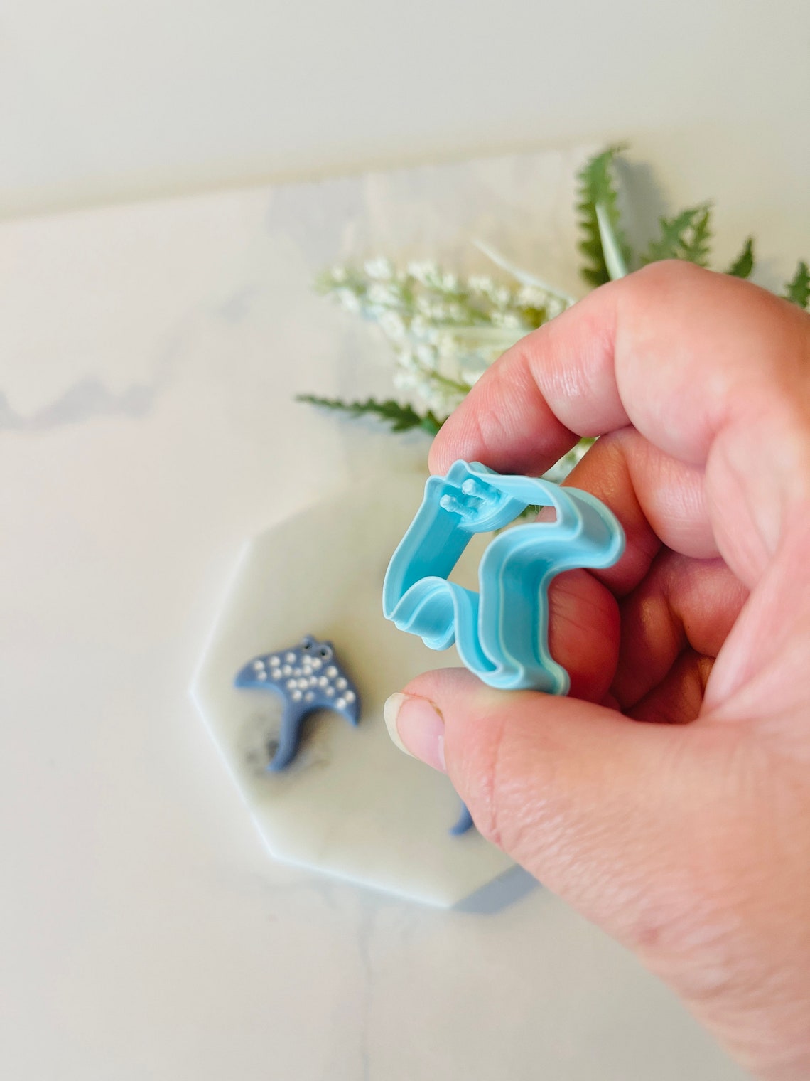Stingray Clay Cutter: Beachy Summer Polymer Clay Mold - Etsy