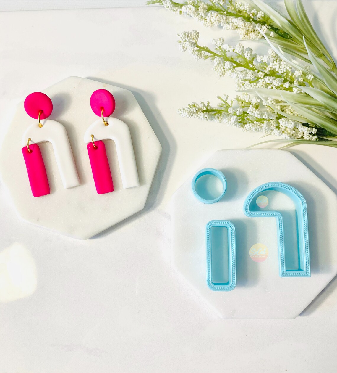 Abstract Segmented Shapes Clay Cutter L Shape Rectangle - Etsy