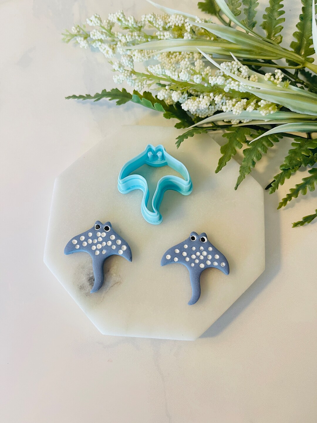 Stingray Shape, Summer Clay Cutter, Polymer Clay Cutter, Beach Cutter ...