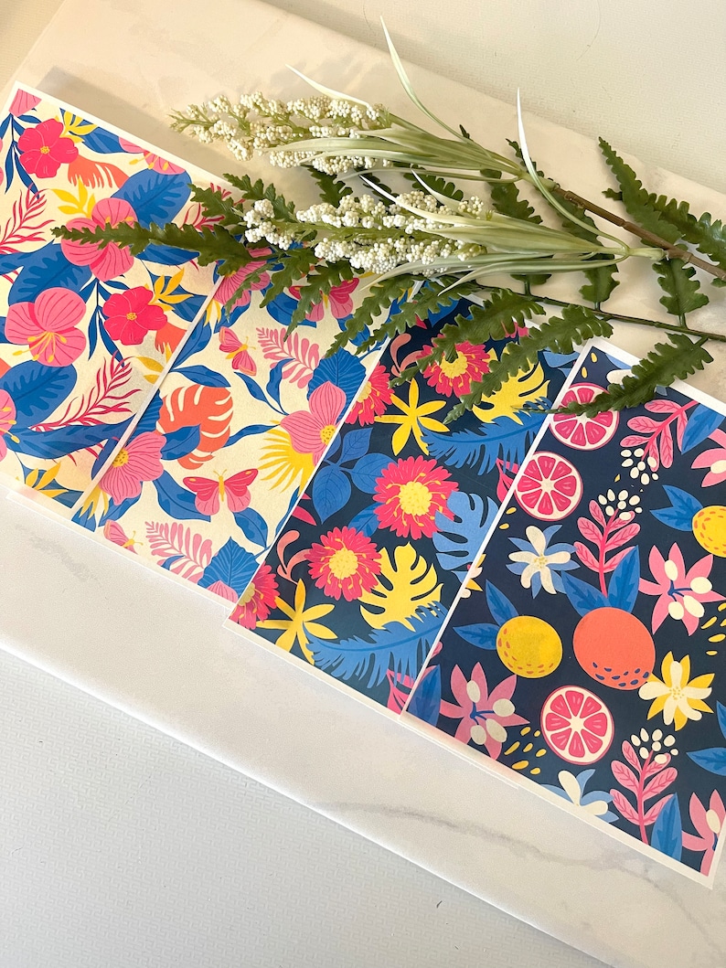 Tropical Clay Transfer Paper: Hawaiian Hibiscus & Palm Design - Polymer ...