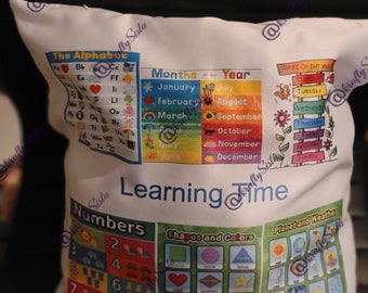 Kids Learning Pillow - Etsy