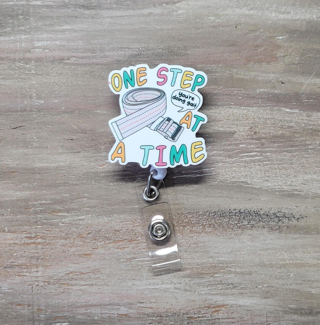 Physical Therapist Badge Reel | Gait Belt | Physical Therapy ...