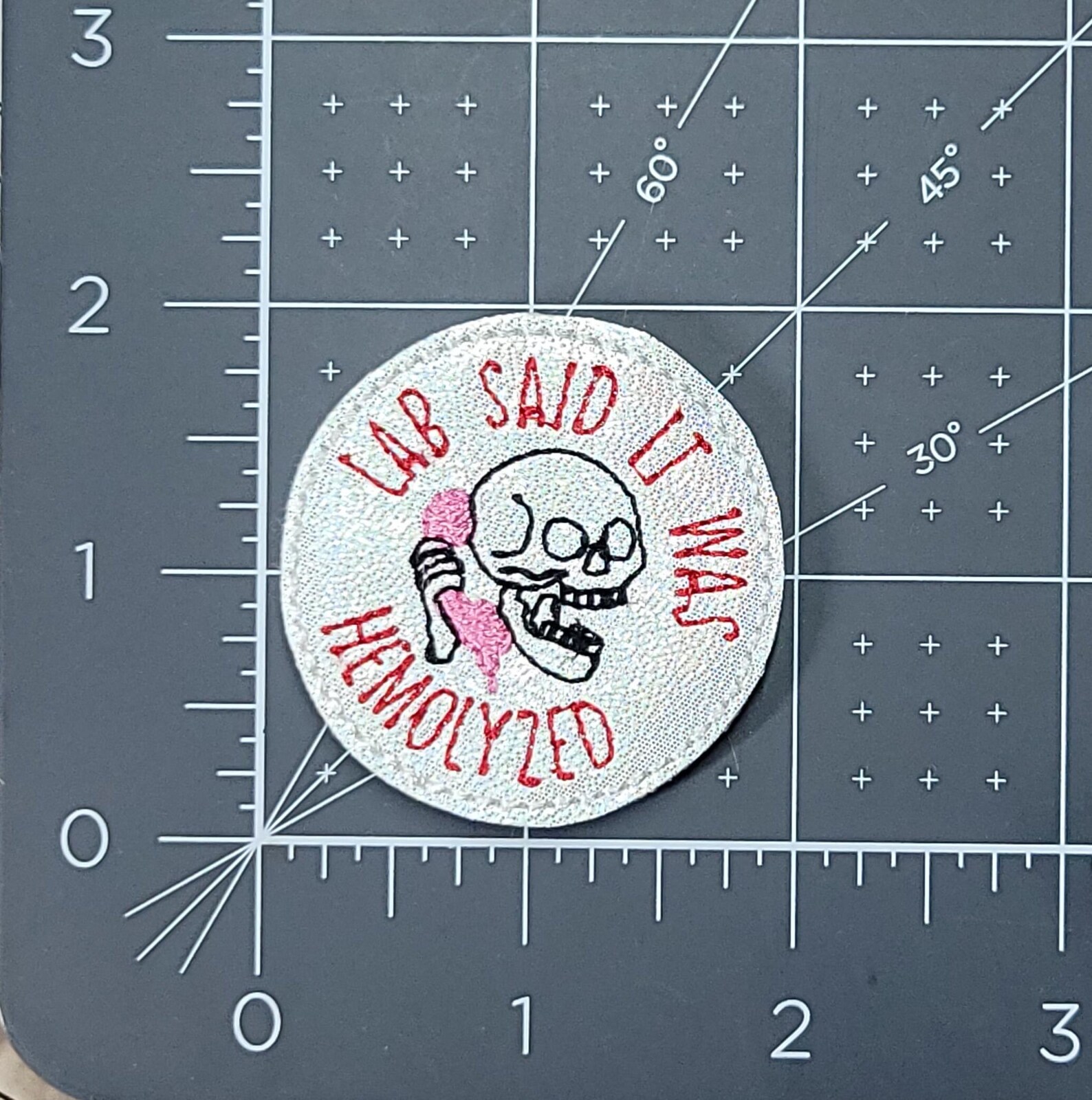Lab Said It Was Hemolyzed Badge Reel | Phlebotomy Badges | Phlebotomist ...