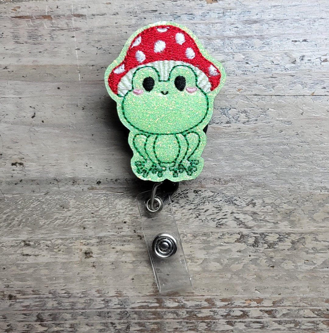 Mushroom Frog | Animal Badges | Frog Badges | Mushroom Badges | Veggie ...