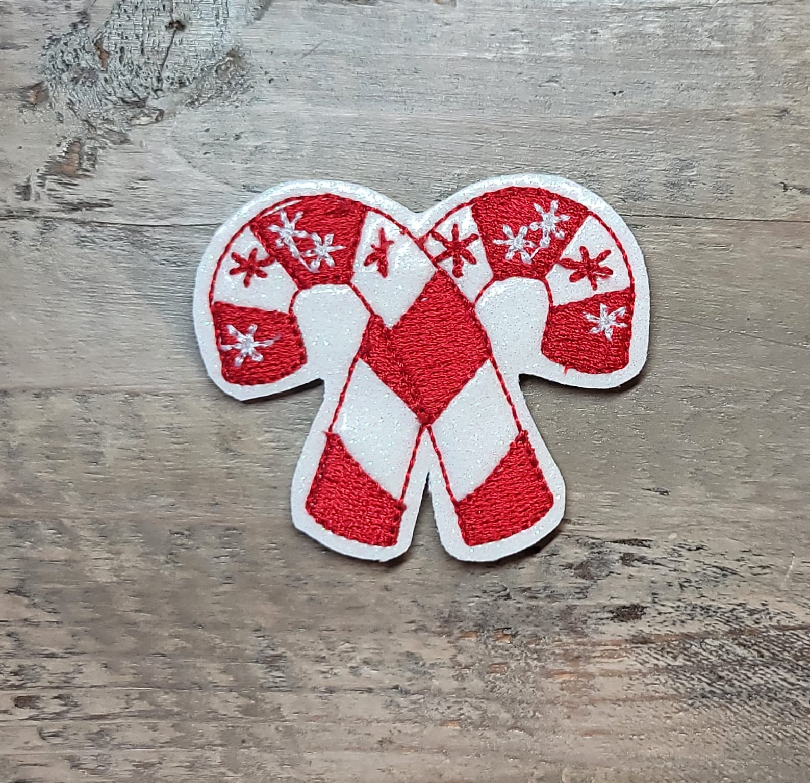 Criss Cross Candy Canes Merry Christmas Happy Holidays - Etsy