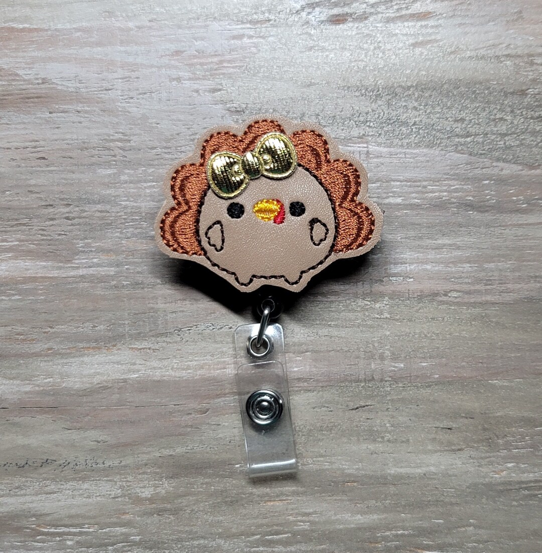 Chubby Turkey Girl Thanksgiving Badges Turkey Badges - Etsy