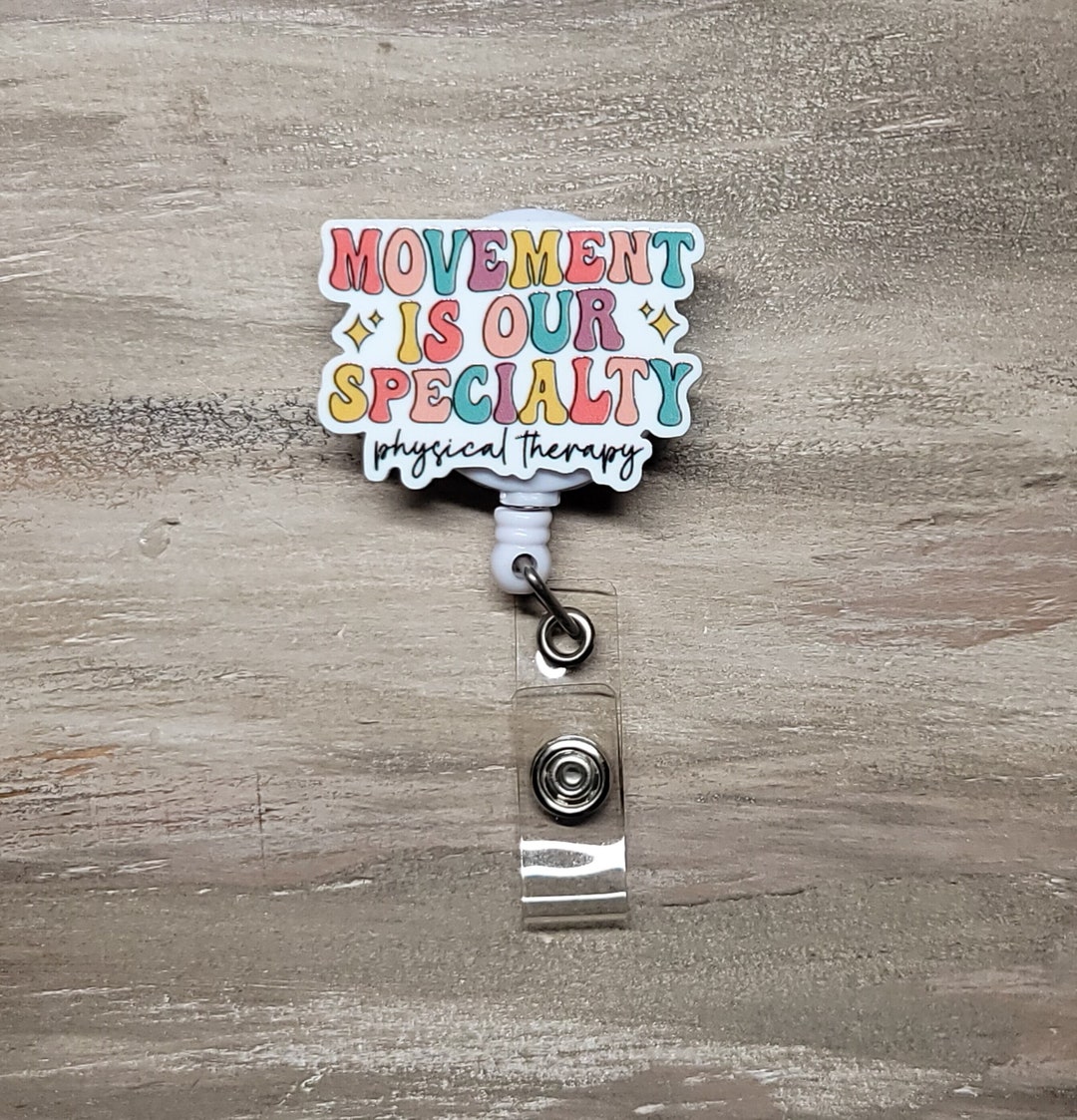 Physical Therapist Badge Reel | Gait Belt | Physical Therapy ...