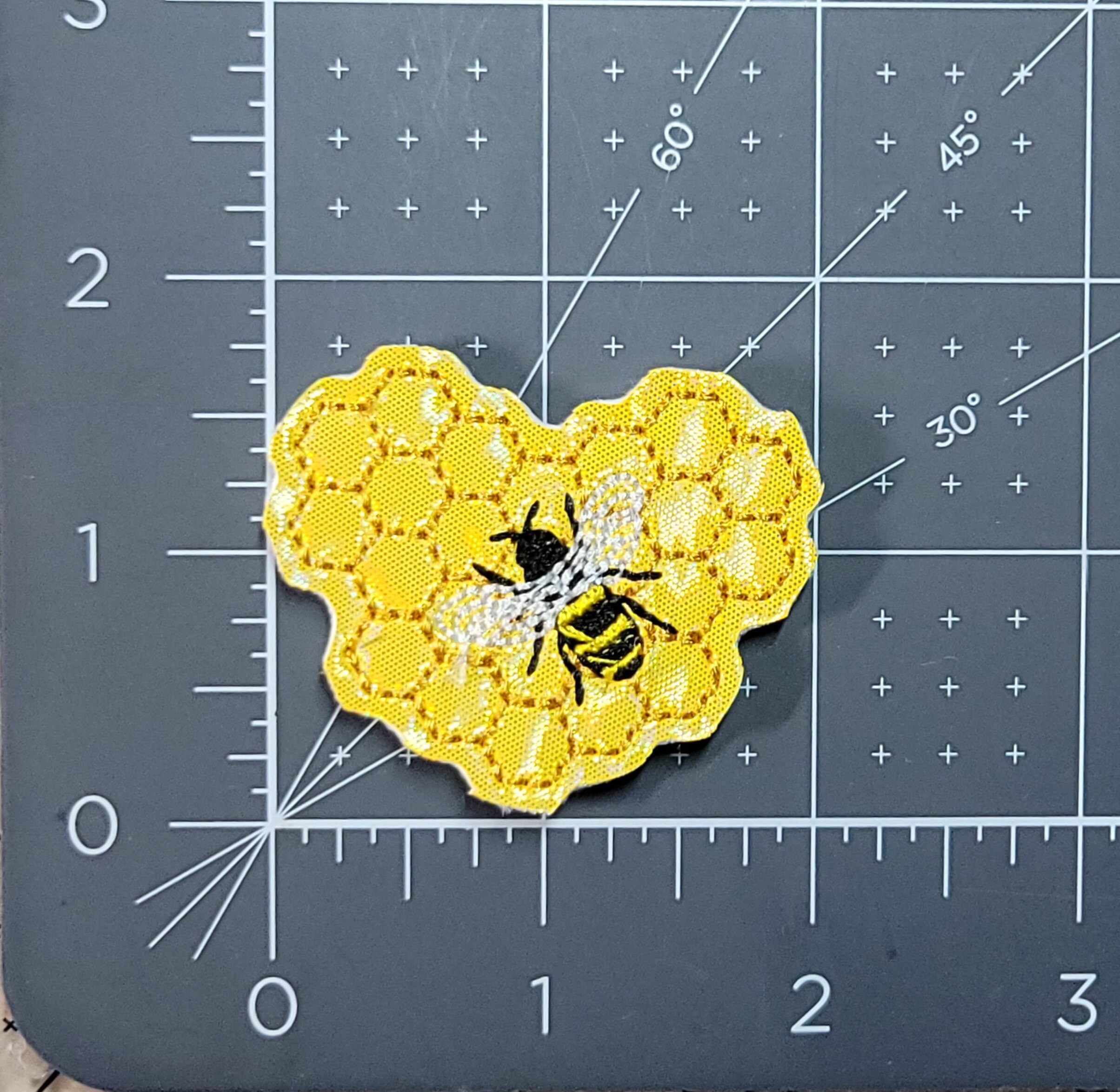 Honey Bee and Honeycomb | Bee Badges | Spring Badges | Animal Badges ID ...