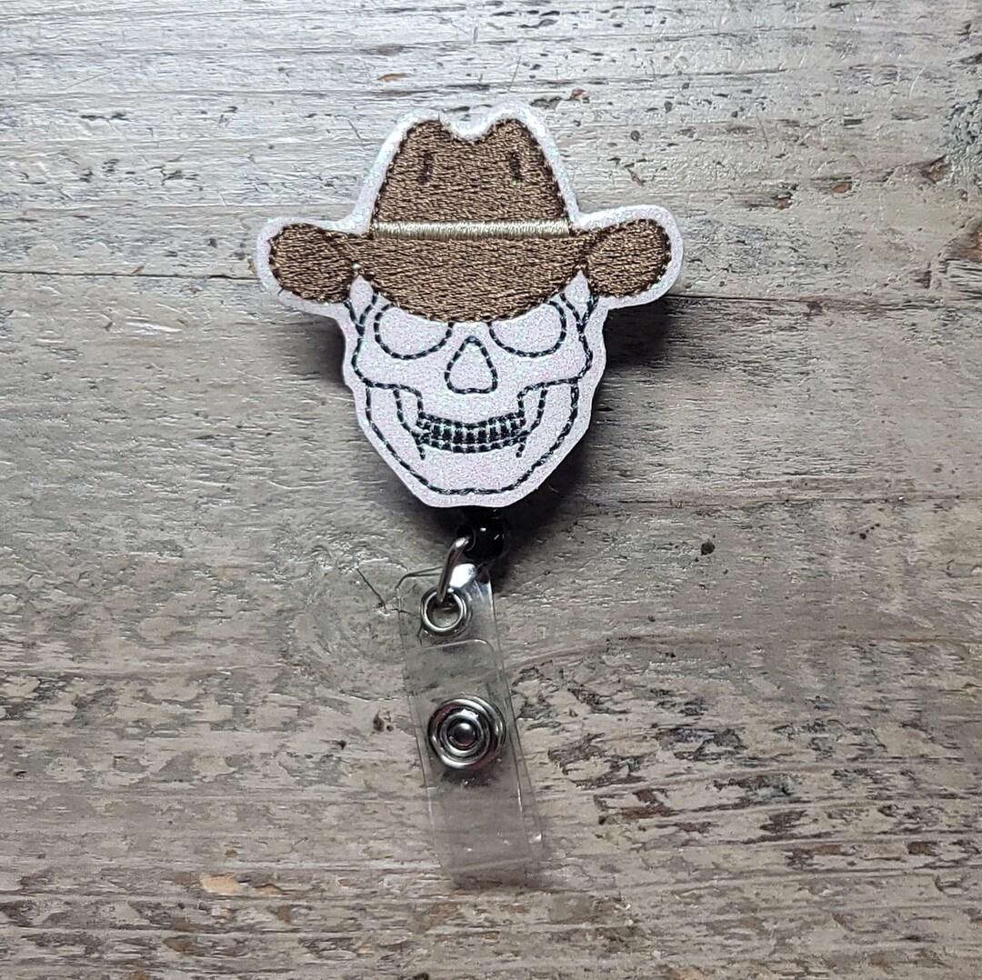 Skeleton Cowboy | Happy Halloween Badges | Halloween Badges | Skeleton ...