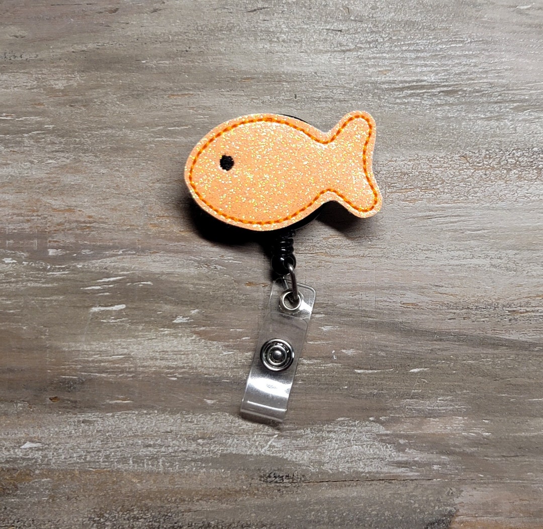 Goldfish Animal Badges Fish Badges Cute Badges Glittery Badges ...
