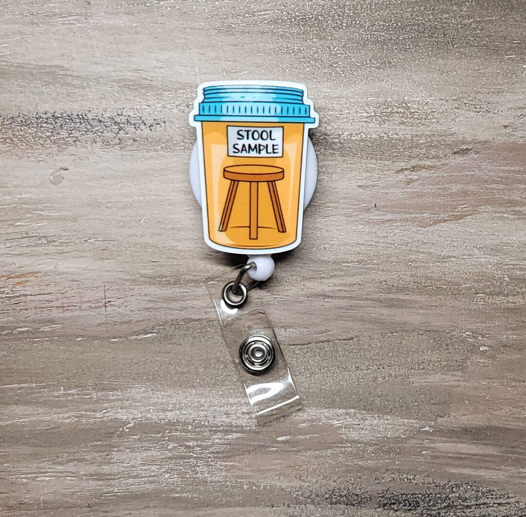 Stool Sample Nurse Badges Nursing Badges CNA Badges LVN Badges Medical ...