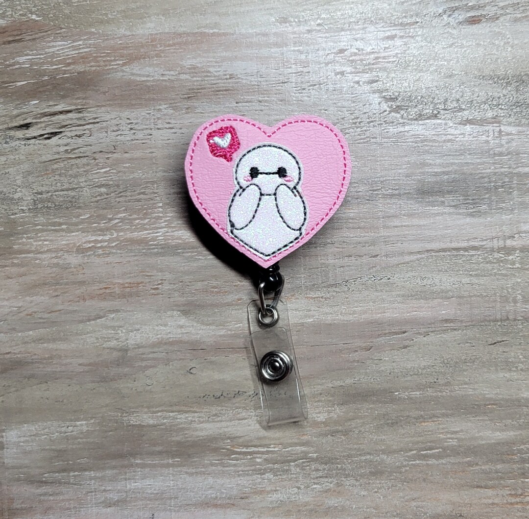 Hero Robot Blush in Heart | Character Badges | Movie Inspired Badges ...