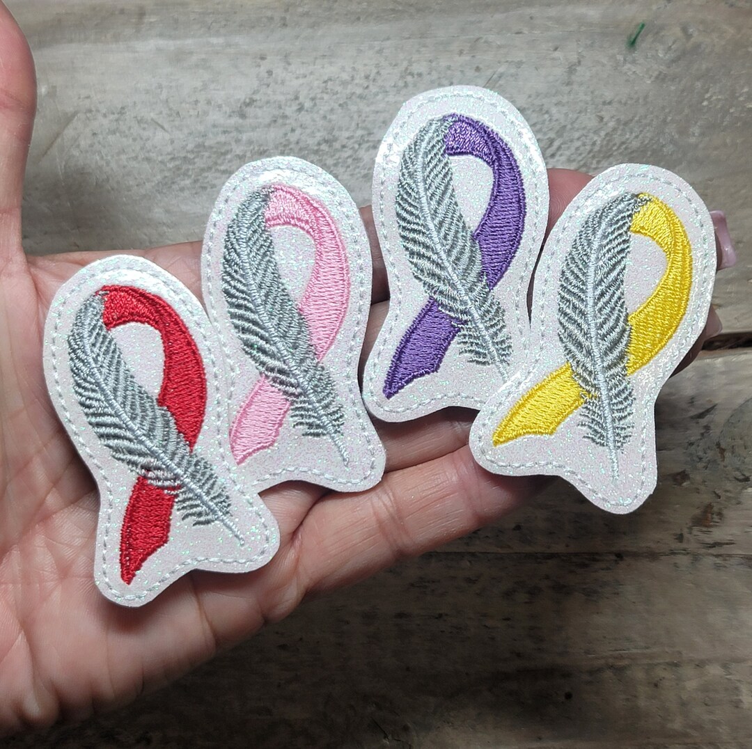 Awareness Ribbon With Feather | Awareness | Ribbons | Cancer | Lupus ...
