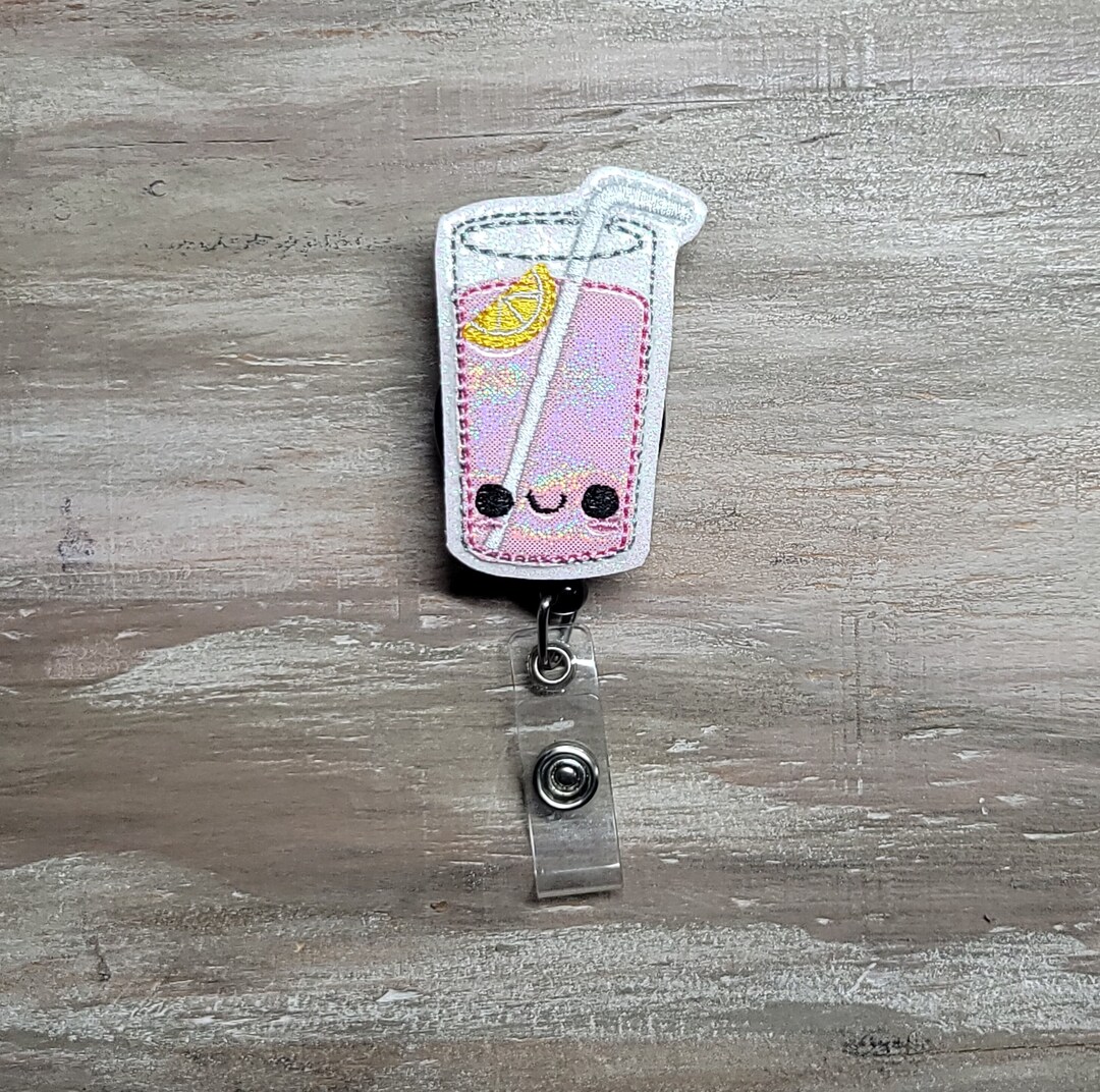 Pink Lemonade Cutie Drink Badges Lemonade Badges Summer Drink Badges ...
