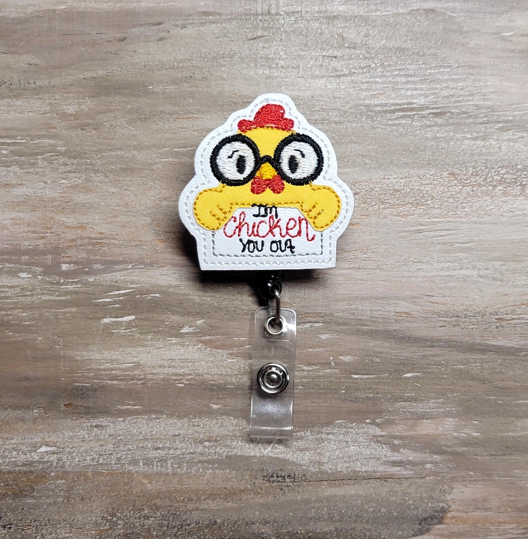 I'm Chicken You Out | Animal Badges | Chicken Badges | Farm Animal ...
