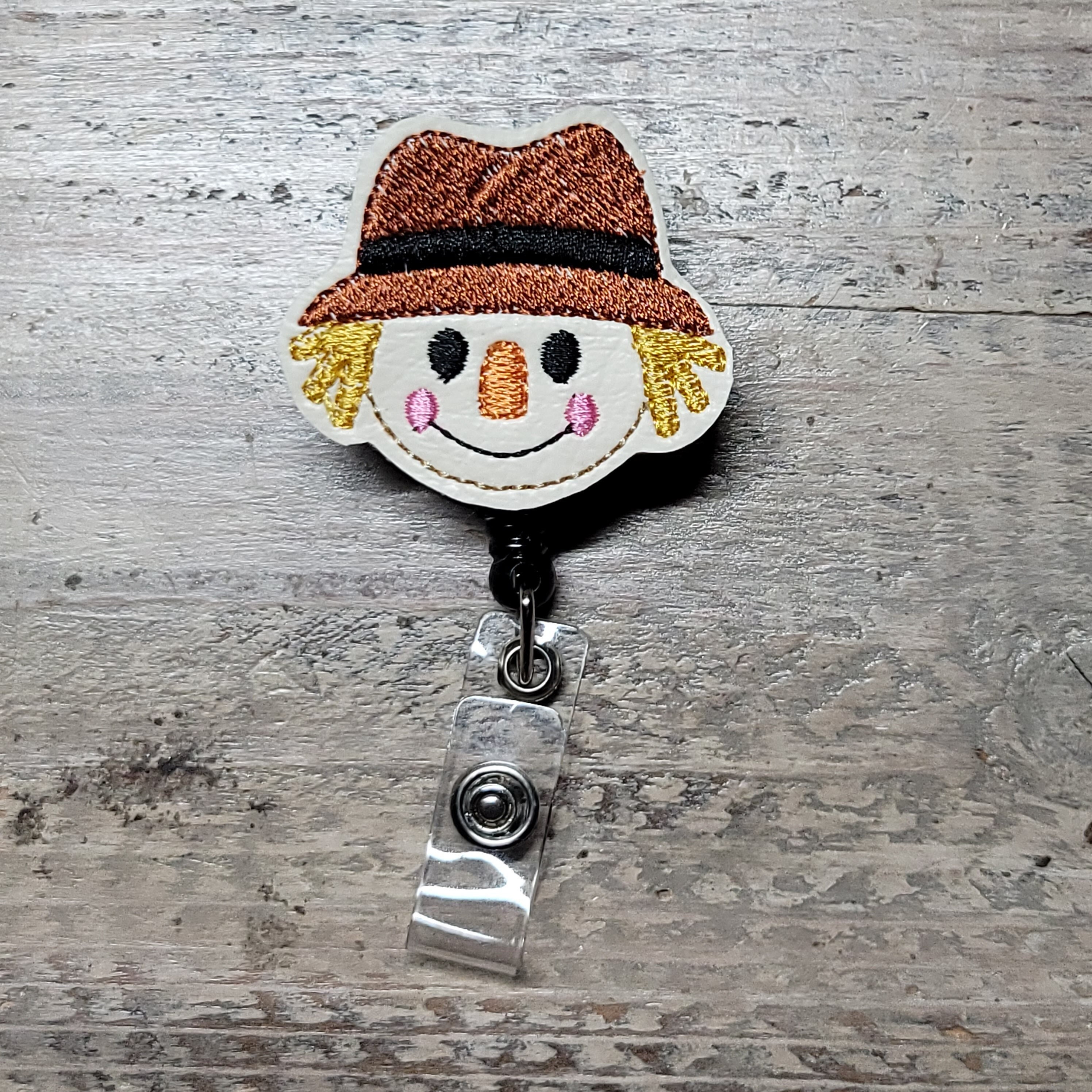 Scarecrow Cutie | Happy Thanksgiving Badges | Happy Halloween Badges ...
