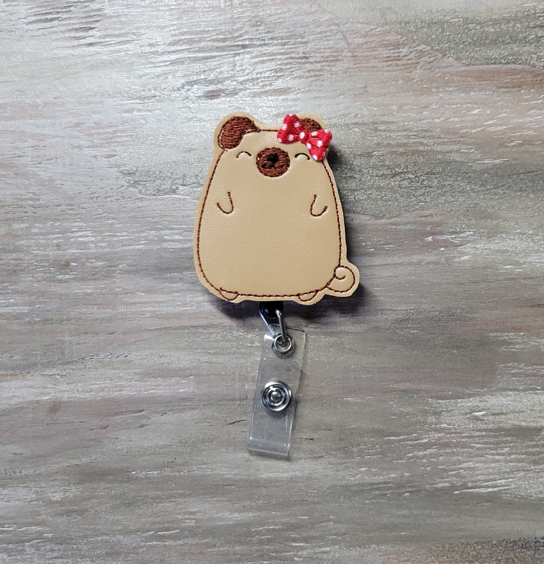 Pug Cutie | Animal Badges | Dog Badges | Pug Badges | Nursing Badges ...