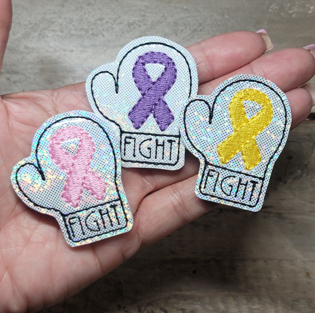 Awareness Ribbon Fight Boxing Glove | Awareness Felties | Ribbon ...