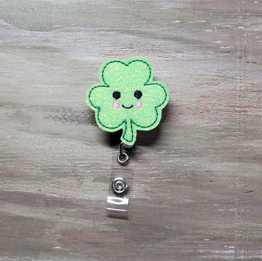 Shamrock Cutie | St Patricks Day Badges | St Paddys Badges | Four Leaf ...