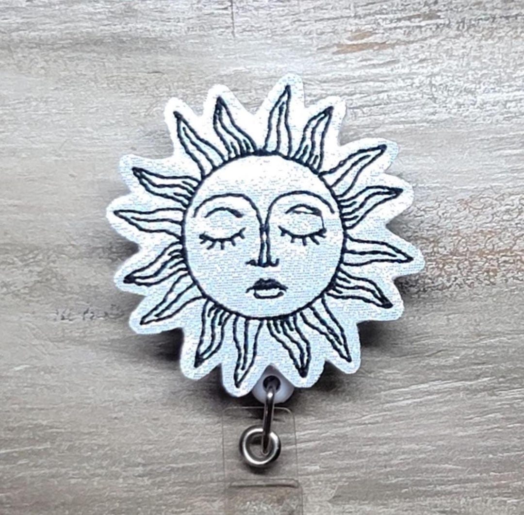 Boho Sun | Nature Badges | Sun Badges | Boho Badges | Bohemian Badges ...