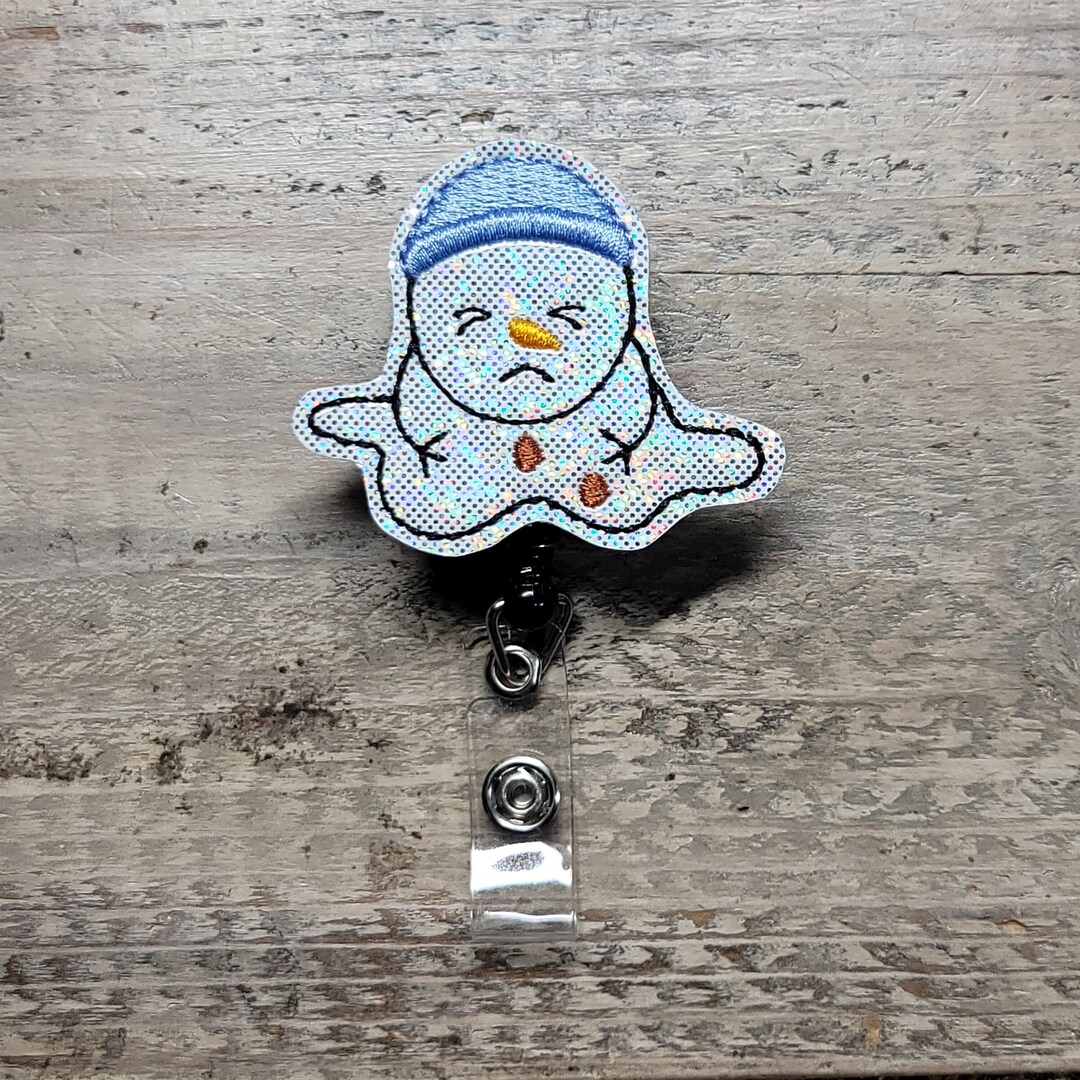 Melting Snowman | Christmas Badges | Winter Badges | Snowman Badges ...