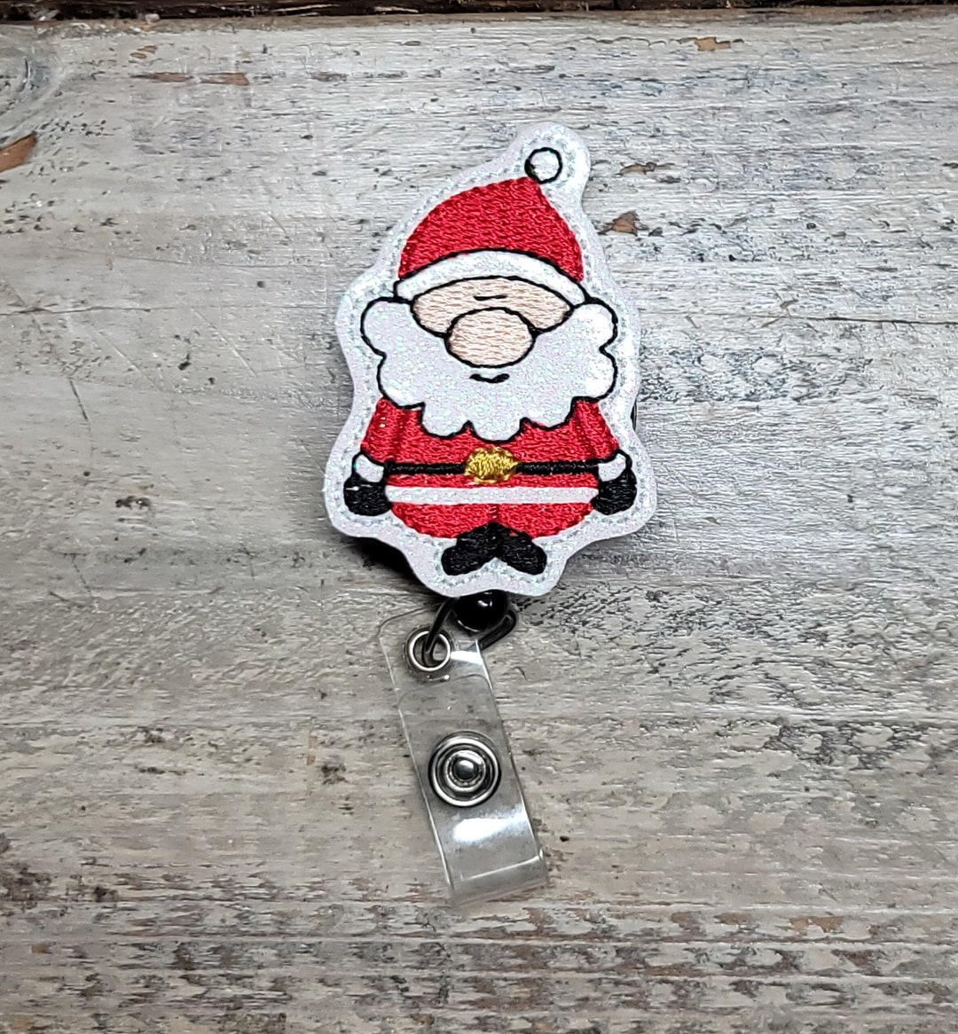Santa Claus Whole Body Christmas Badges Santa Claus Badges Xmas Badges ...