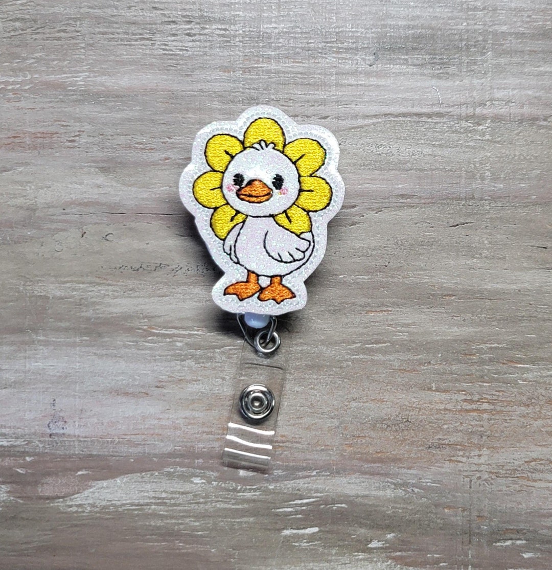 Duck Daisy | Animal Badges | Duck Badges | Bird Badges | Flower Badges ...