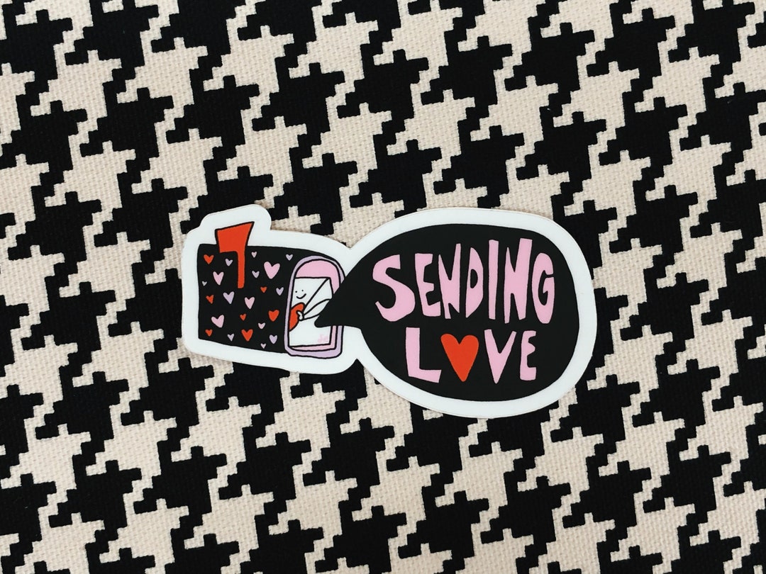 Sending Love Sticker Mailbox Mail Laptop Scrapbooking - Etsy