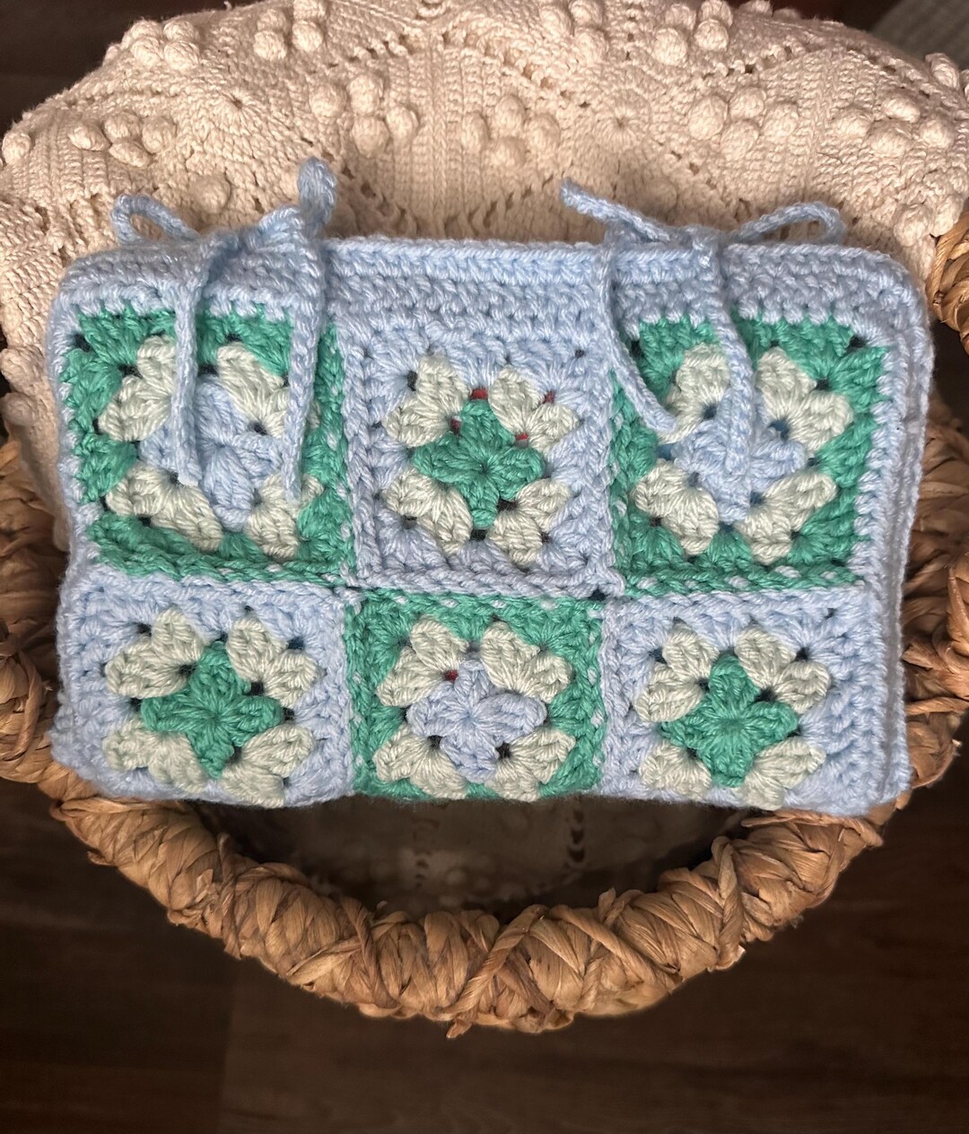 Crochet Granny Square Book Cover - Etsy
