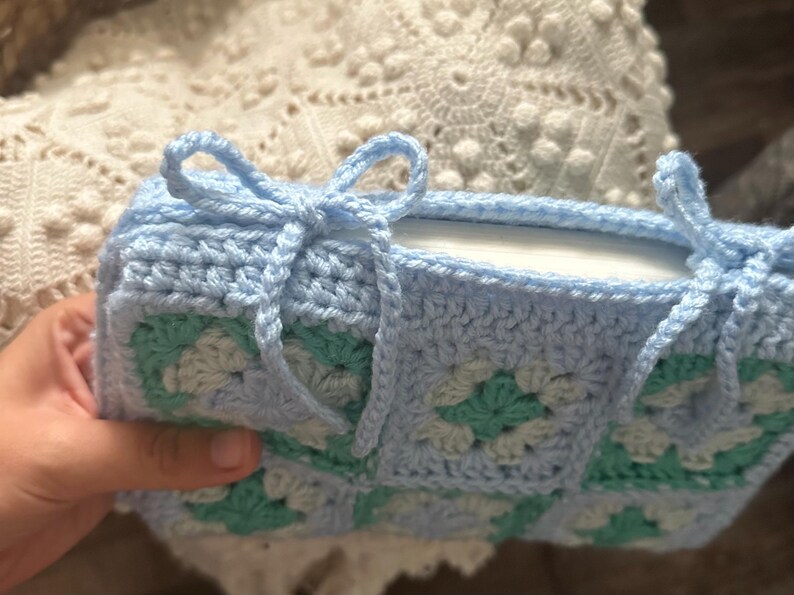Crochet Granny Square Book Cover - Etsy