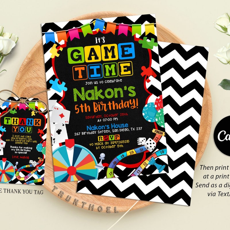 Uno Invitation - Etsy