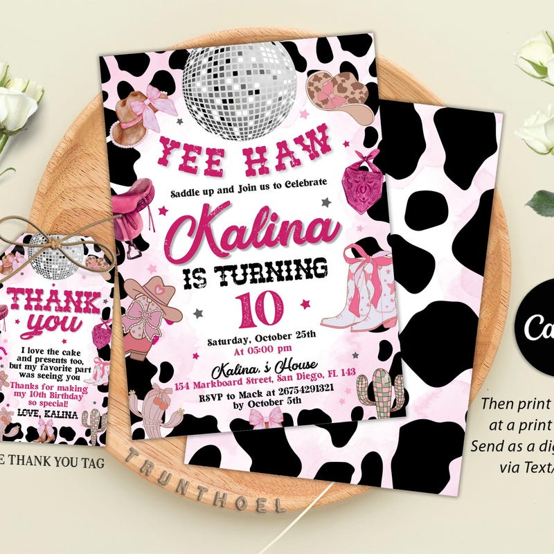 Women Pink Invitation - Etsy