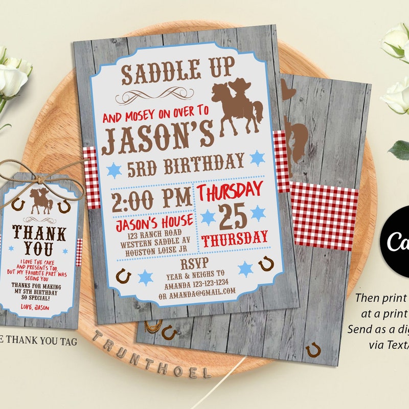 Western Birthday - Etsy