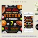 Editable All Star Birthday Invitation, Sports Birthday Party Theme ...