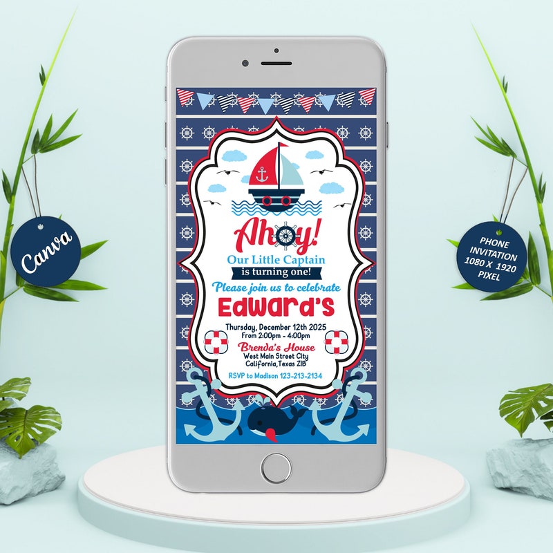 Nautical Invitation - Etsy