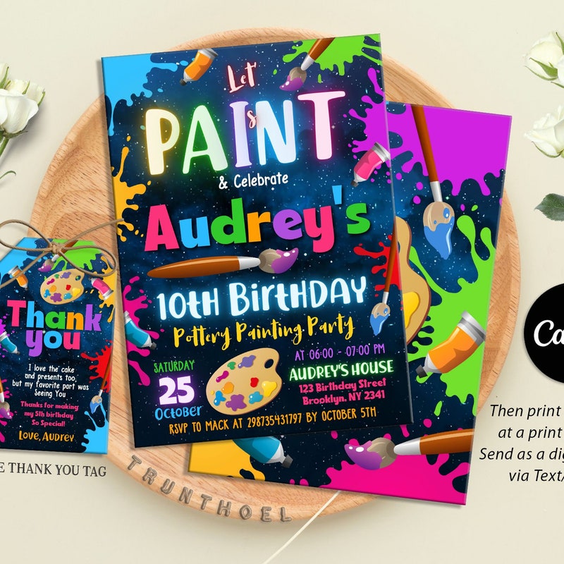 Party Invitations - Etsy