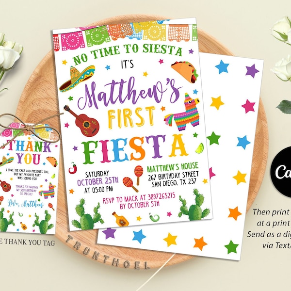 Fiesta Invitation - Etsy