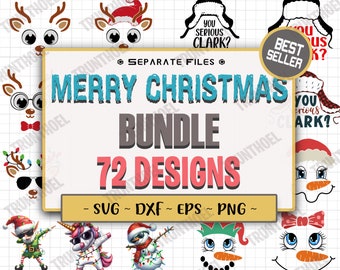 Christmas SVG Bundle / Funny Christmas SVG / Cut File / Cricut / Clip ...
