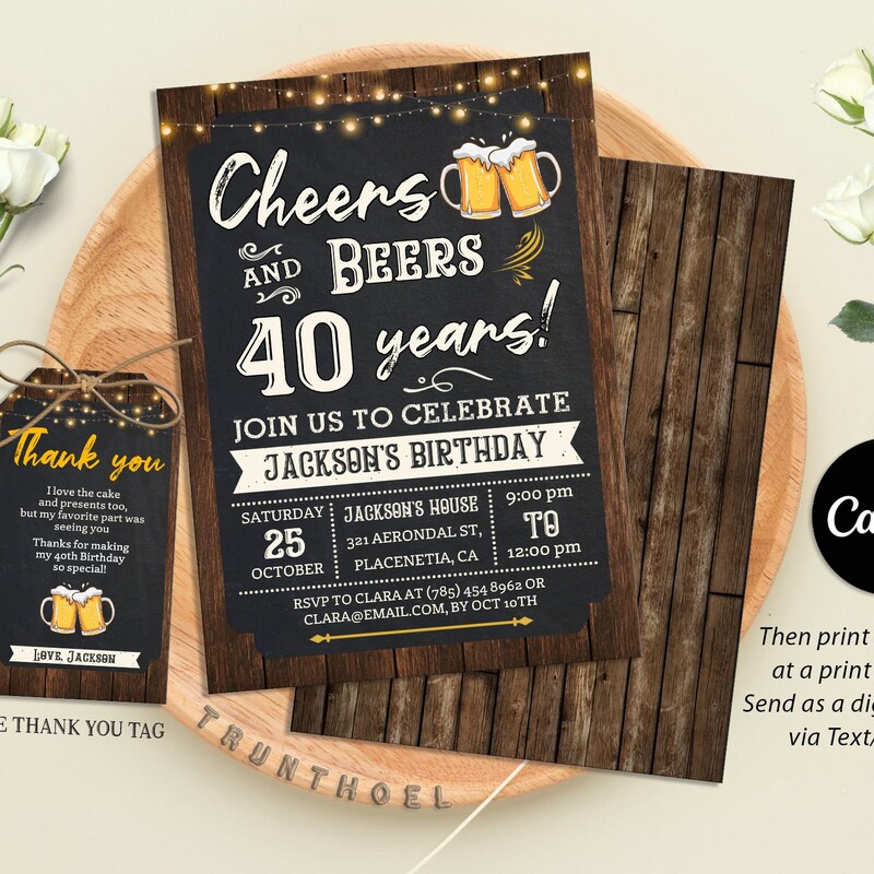 Beer Invitation - Etsy